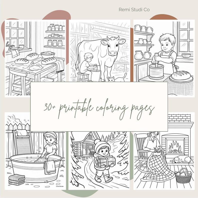 Printable Coloring Pages for Kids | 30+ Fun & Easy Designs | Digital ...