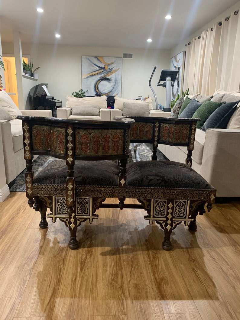 19th Century Moroccan Double Sided Chair - Etsy
