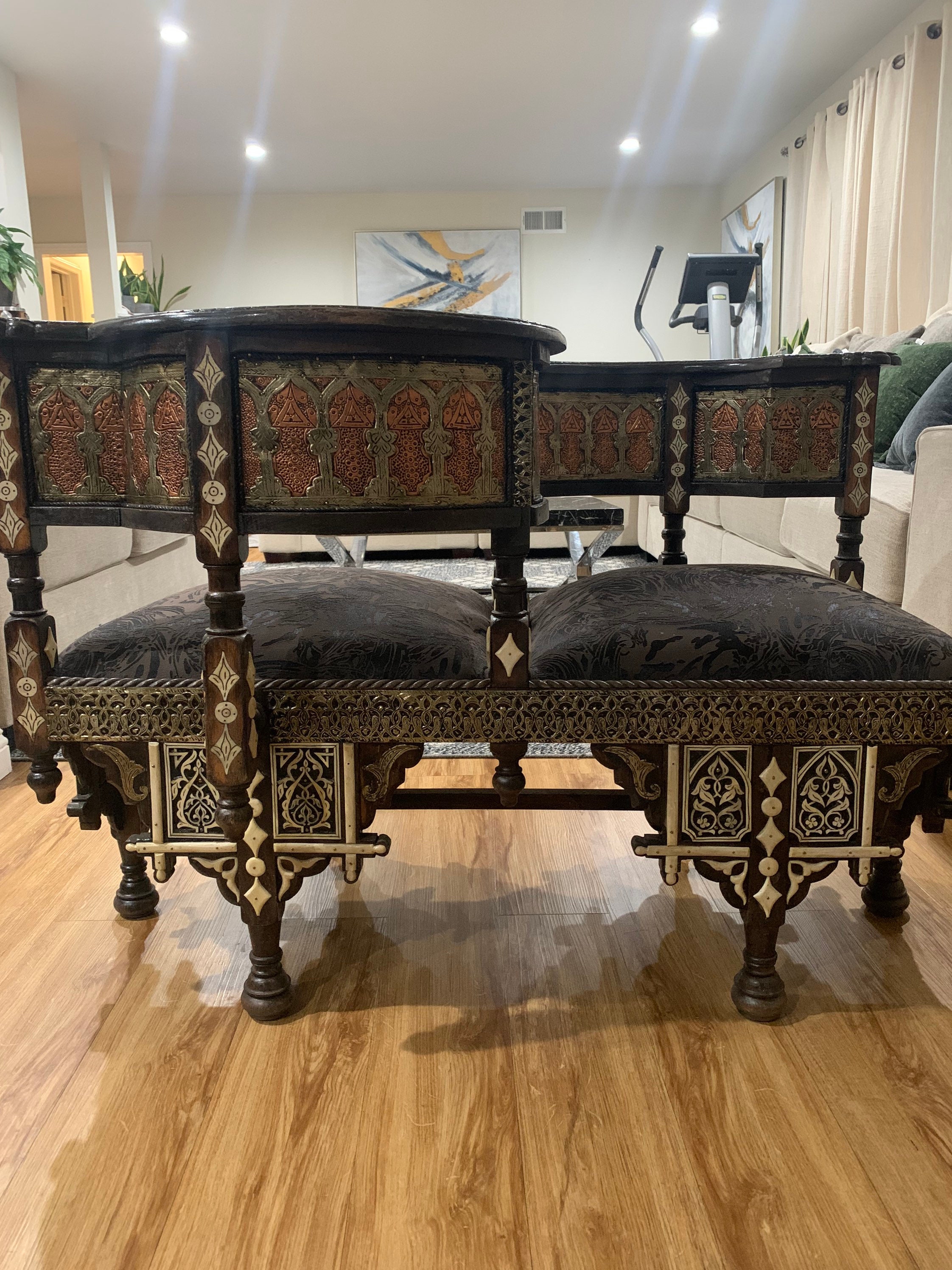 19th Century Moroccan Double Sided Chair - Etsy