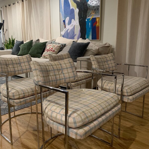 Chrome Dining Chairs - Etsy