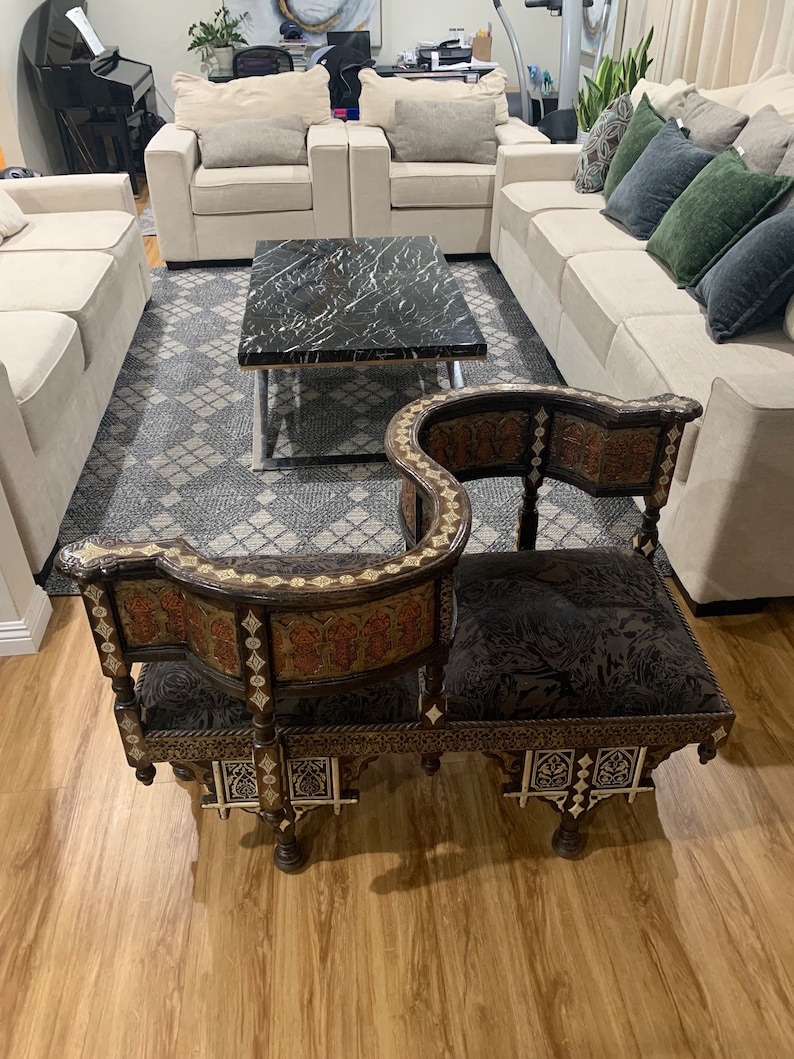 19th Century Moroccan Double Sided Chair - Etsy