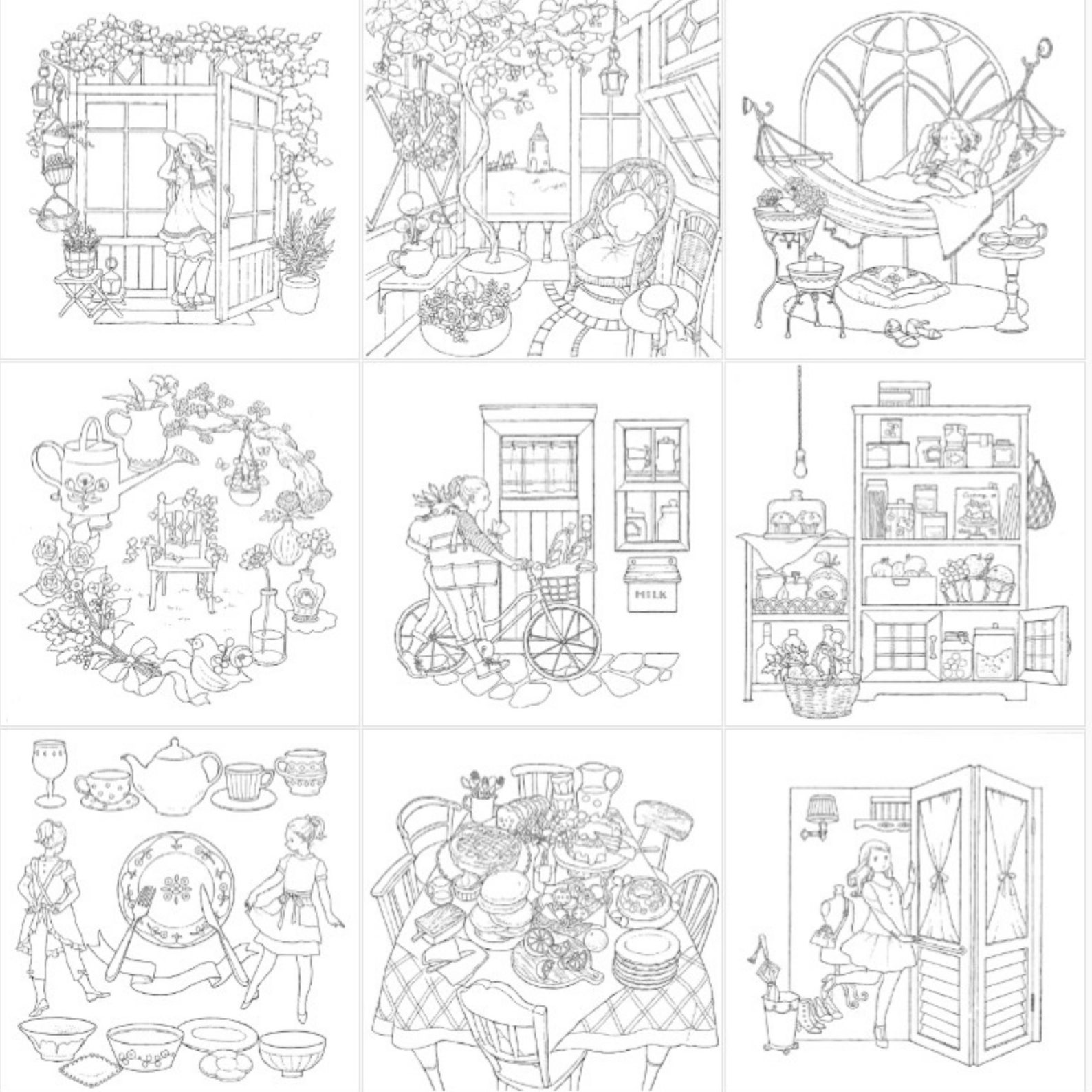 Dream Rooms Coloring Book|ebook Instant Download Pdf|coloring Book - Etsy