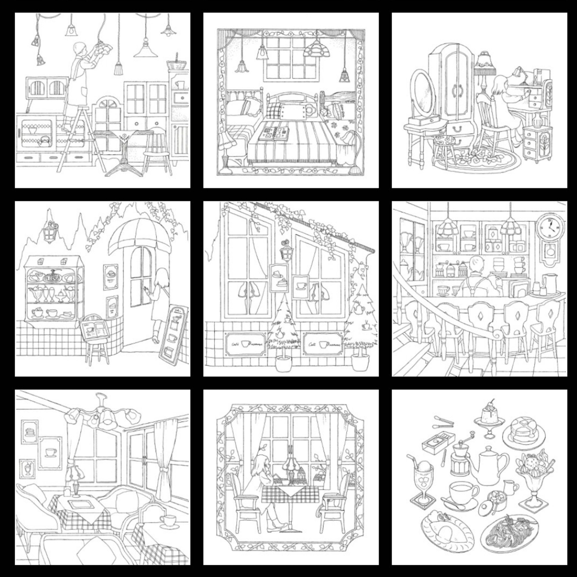 Dream Shop Coloring Book|ebook Instant Download Pdf|coloring Book - Etsy