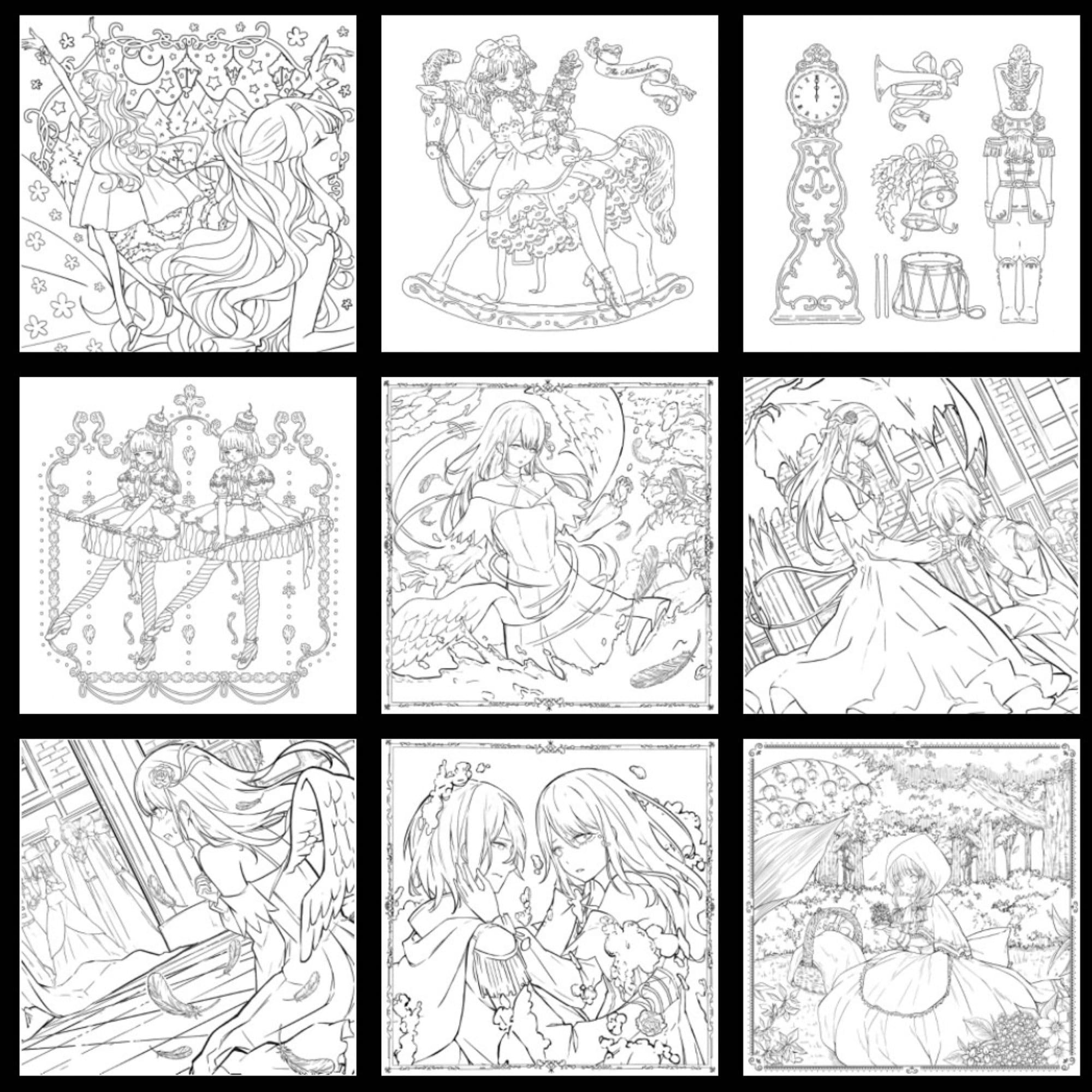 Fairy Tales Coloring Book|ebook Instant Download Pdf|coloring Book - Etsy