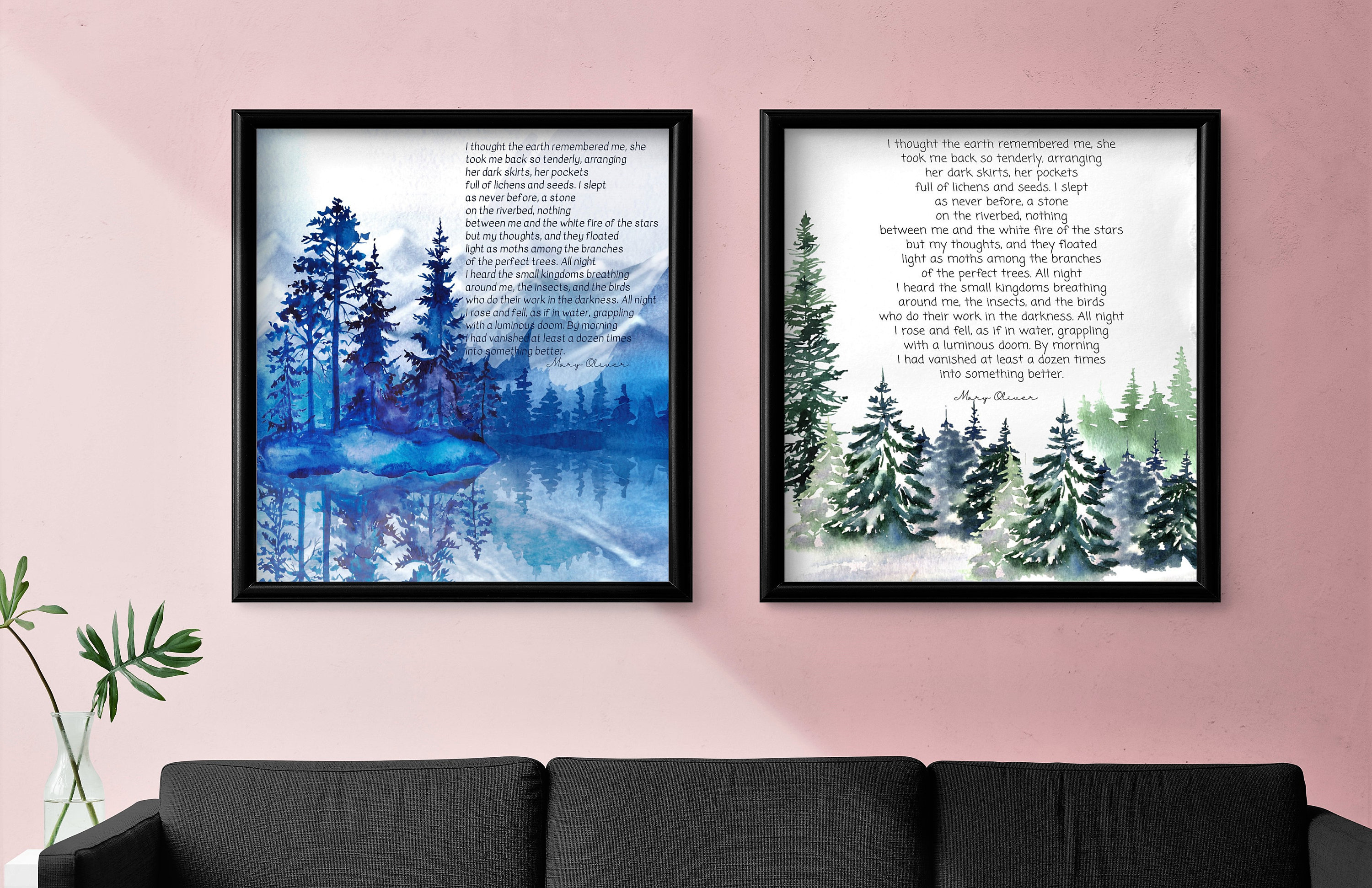 Mary Oliver Poem, Sleeping in the Forest, Cottagecore, Healing Digital ...