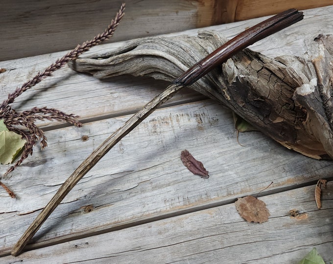 Wand - Bush Root 14 1/2", Handmade Wooden Magic Wand, One-of-a Kind ...