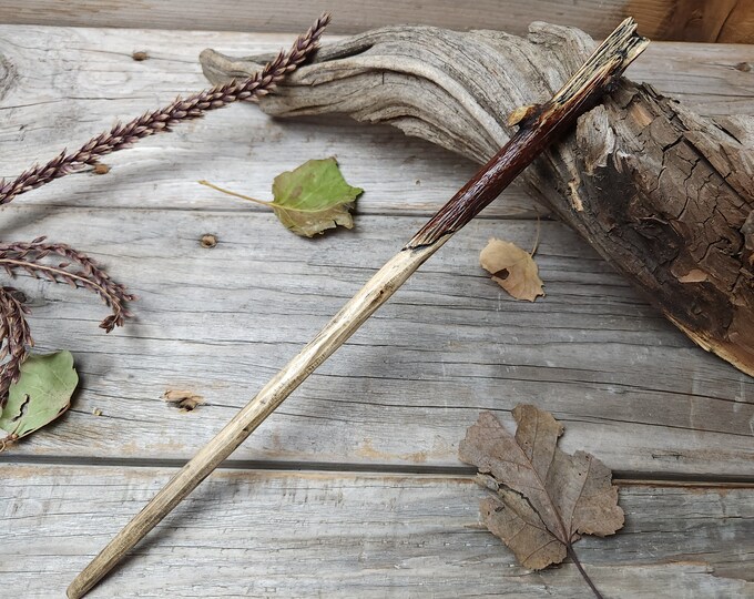 Wand Bush Root 12 1/2, Handmade Wooden Magic Wand, One-of-a Kind ...
