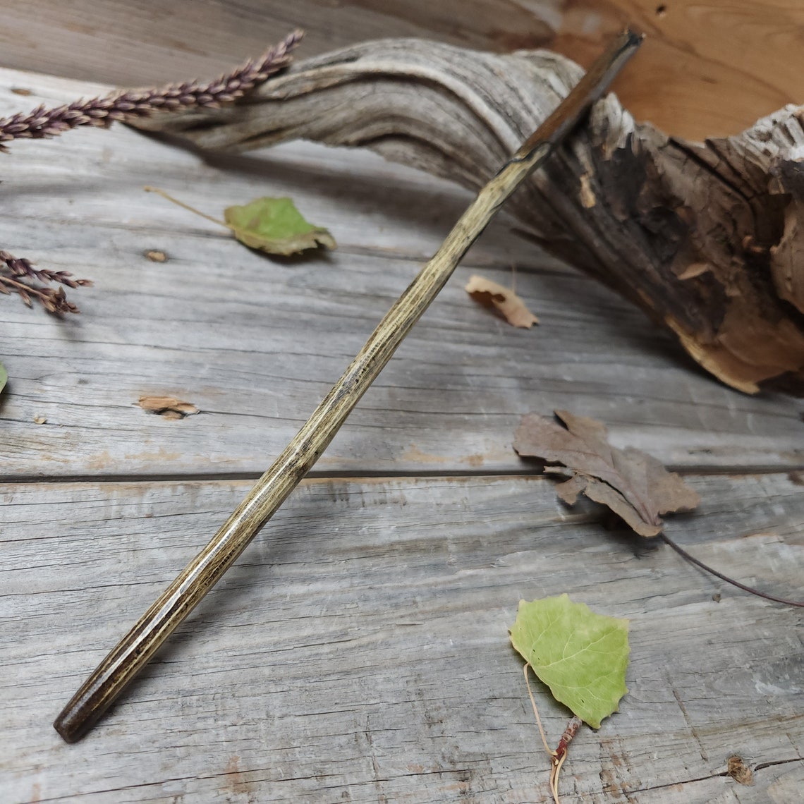 Wand - Bush Root 13 1/2", Handmade Wooden Magic Wand, One-of-a Kind ...