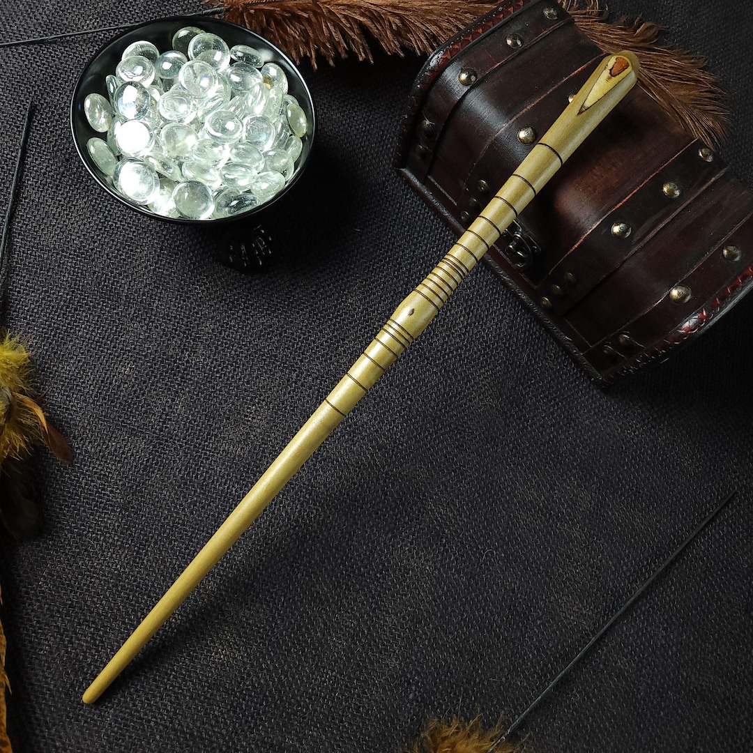 Wood Wand - Poplar 15 5/8", Handmade Wooden Magic Wand, One-of-a Kind ...