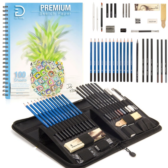 Drawing and Sketching Art Set 41 Pieces Professional or - Etsy