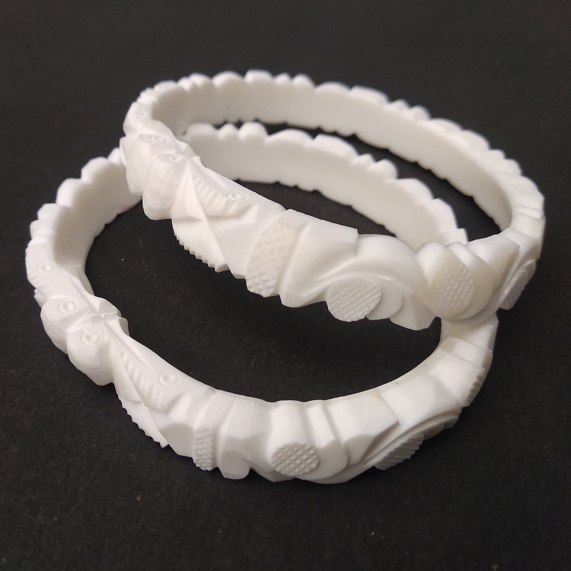 Bengali Sakha Pola Set Handmade Pushpo Lota Design Sakha Pola - Etsy