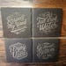 Natural Slate Drink Coasters - Etsy