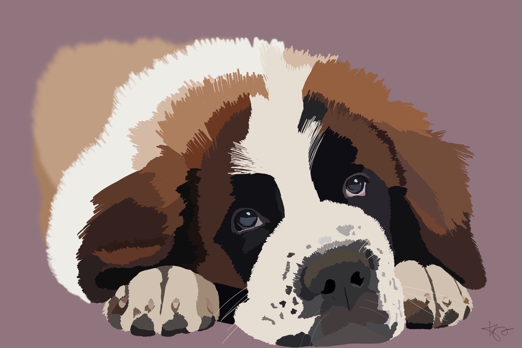 Pet Vector Digital Art - Etsy