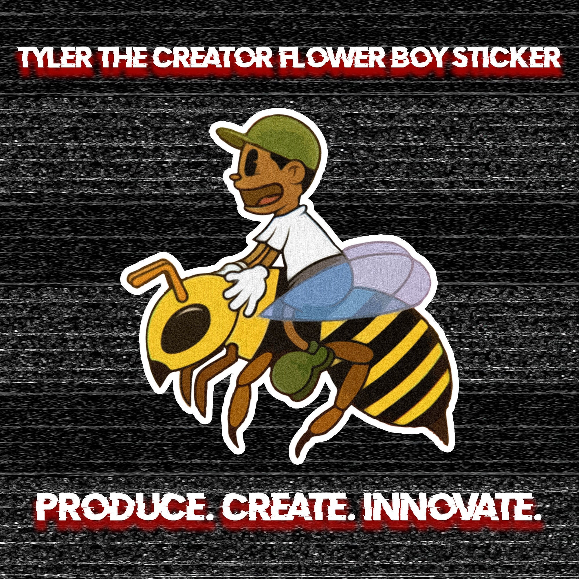 Tyler The Creator Flower Boy Premium Glossy Sticker | Etsy