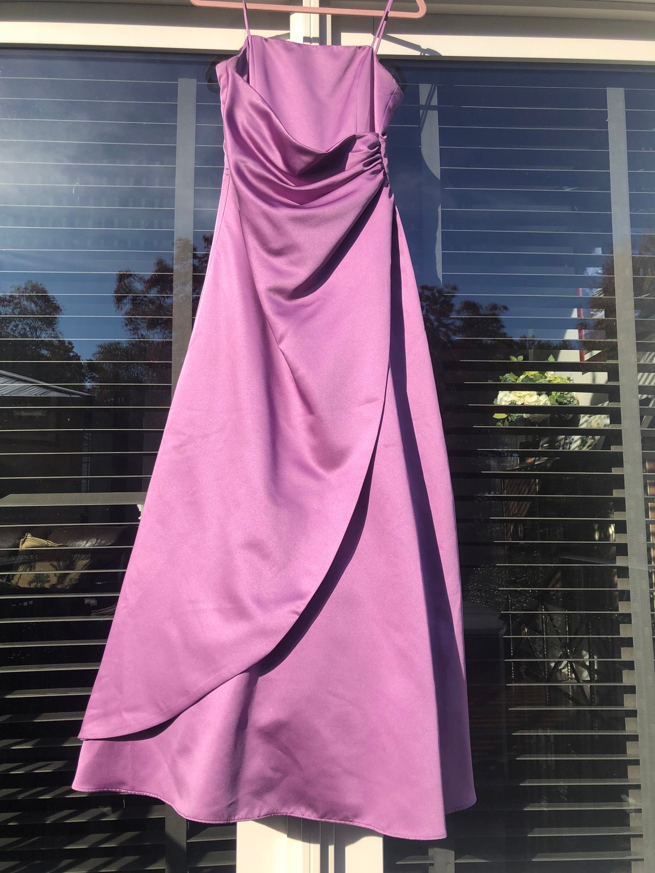 Vintage 1990s Prom Dress Purple Prom Dress Purple Bridesmaid Dress ...