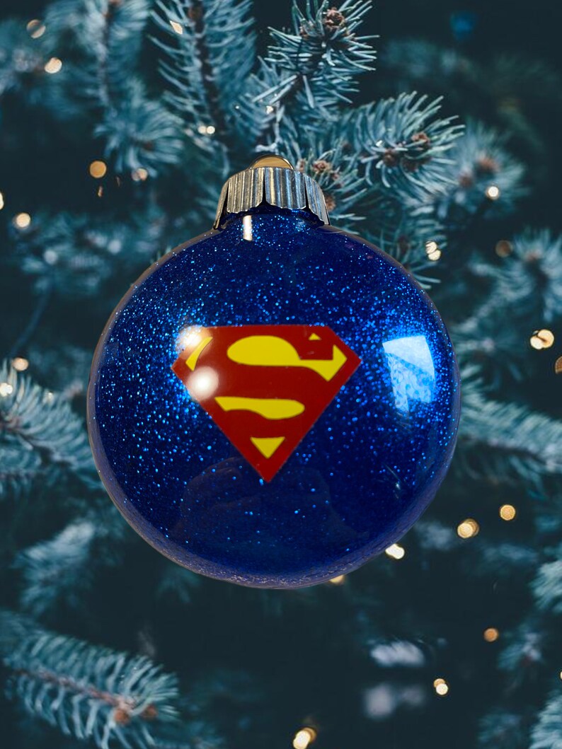 Handmade Christmas Ornament-superman - Etsy