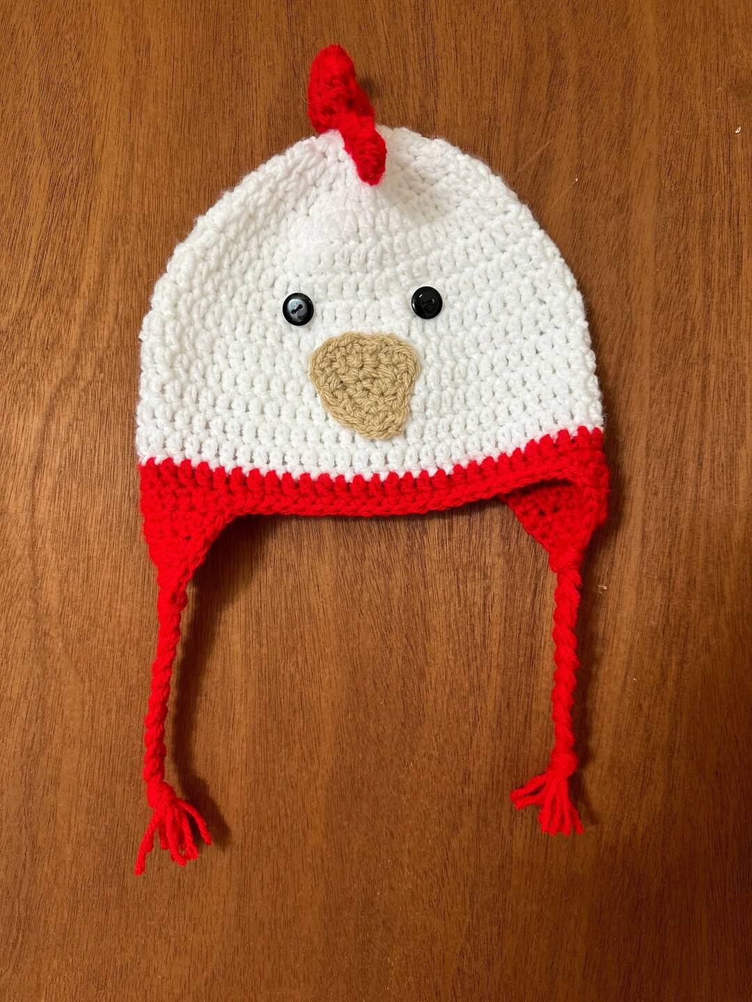 Handmade Crochet Hat Chicken - Etsy