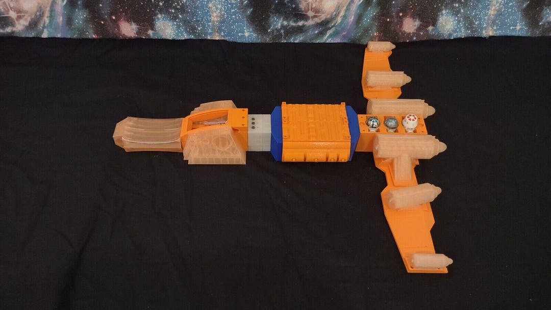 Modular Spaceship for 3.75 in Action Figures Epsilon Starship Space 3D ...