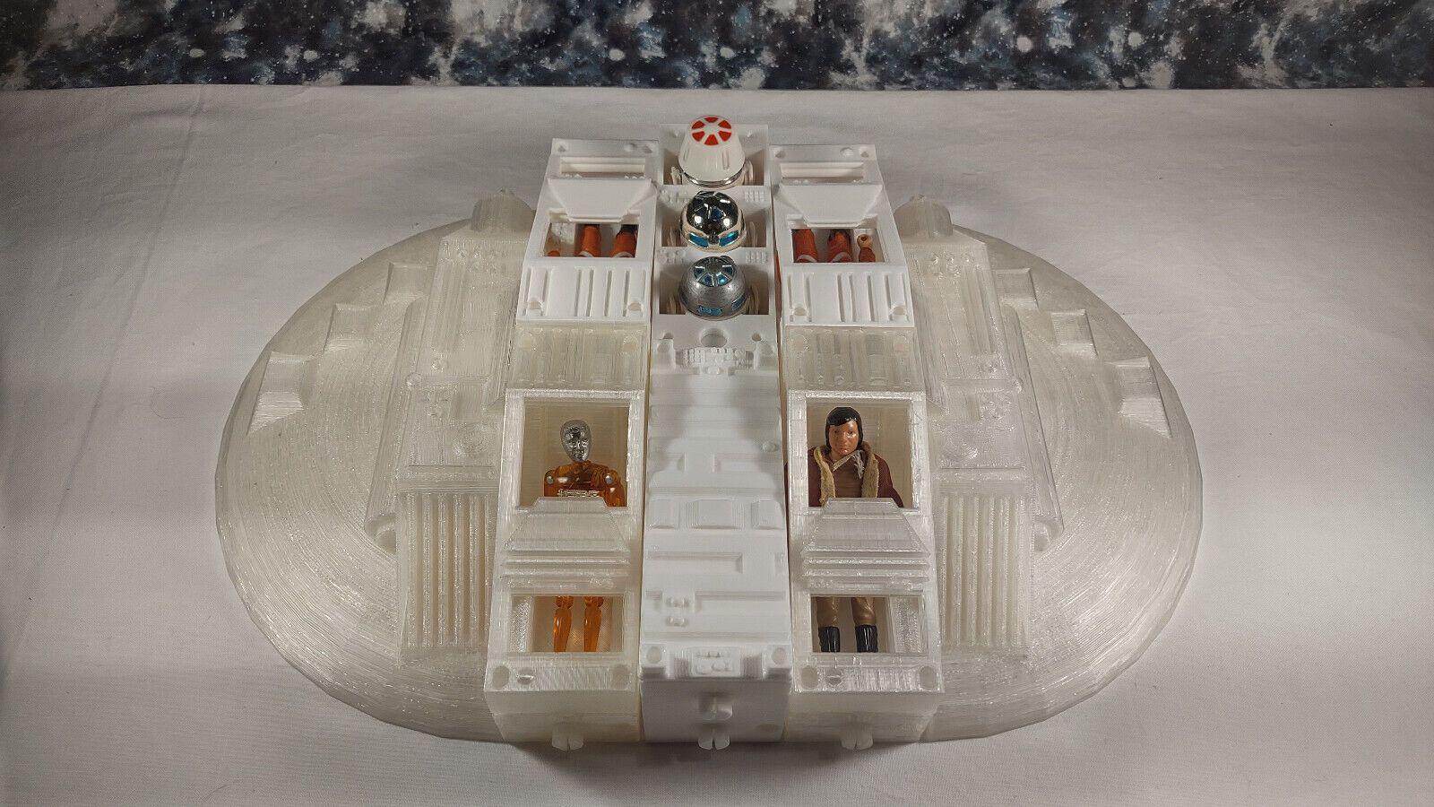 3D Printed Modular Spaceship Gamma for 3.75in Action Figure Starship ...