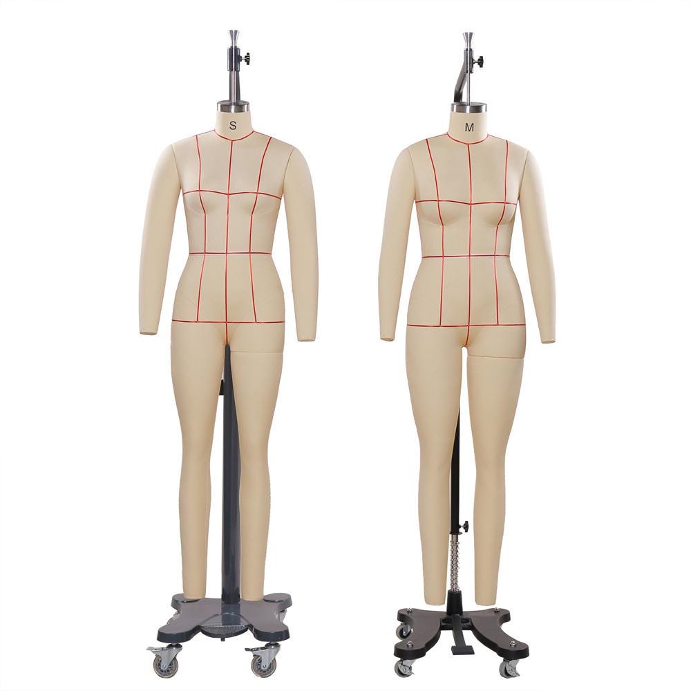 Plus Size Female Tailor Dress Form: Professional Dressmaker Mannequin ...