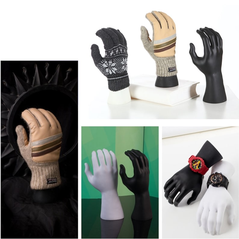 Male White Mannequin Handfashion Men Right Hands Model for - Etsy