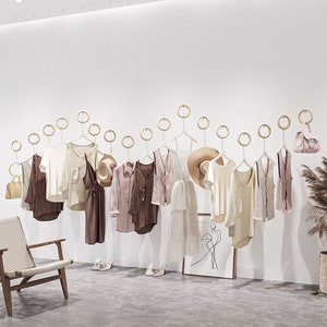 Unique Wall Mounted Wooden Ring Hanger,ceiling Ring, Fashion Avant ...