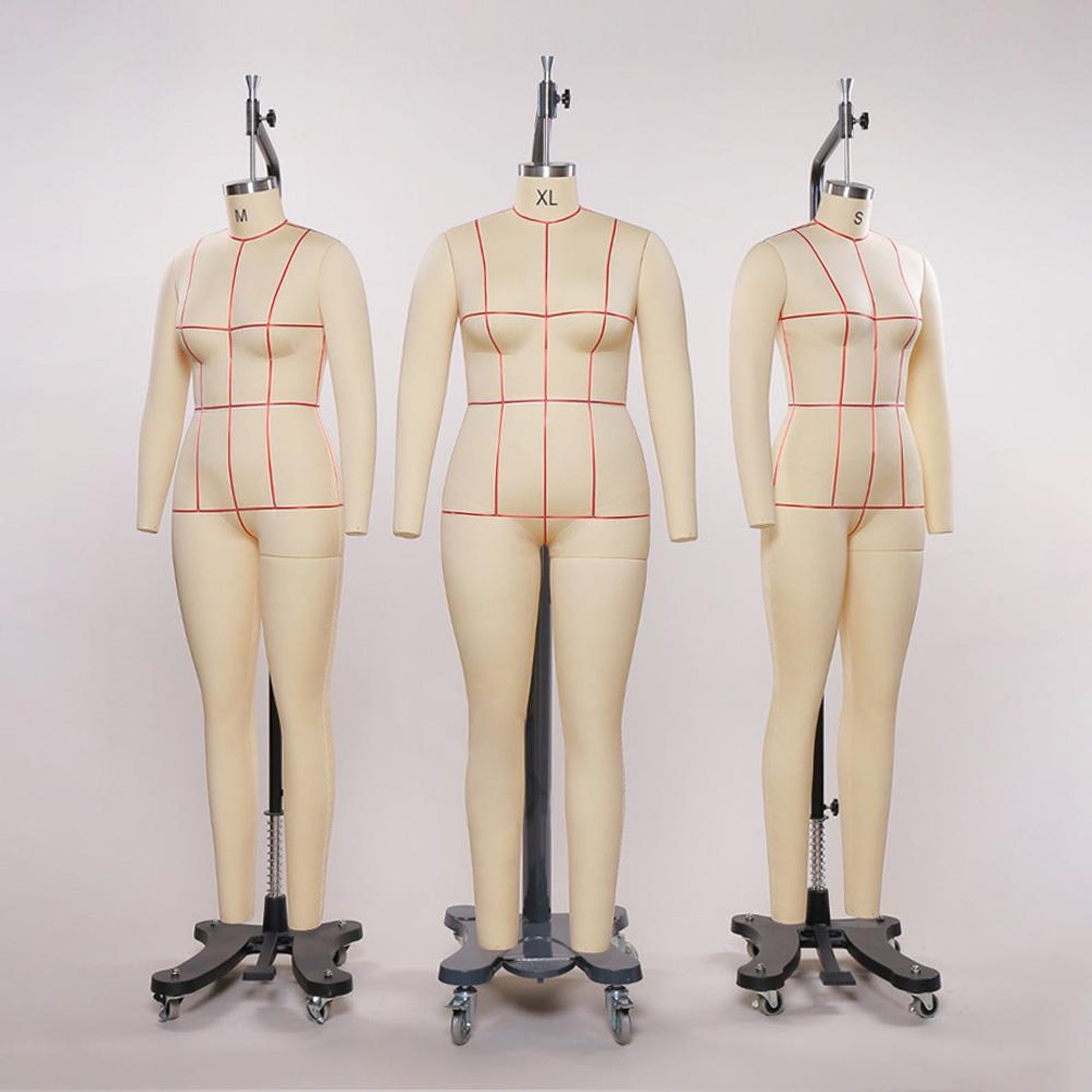 Plus Size Female Tailor Dress Form: Professional Dressmaker Mannequin ...