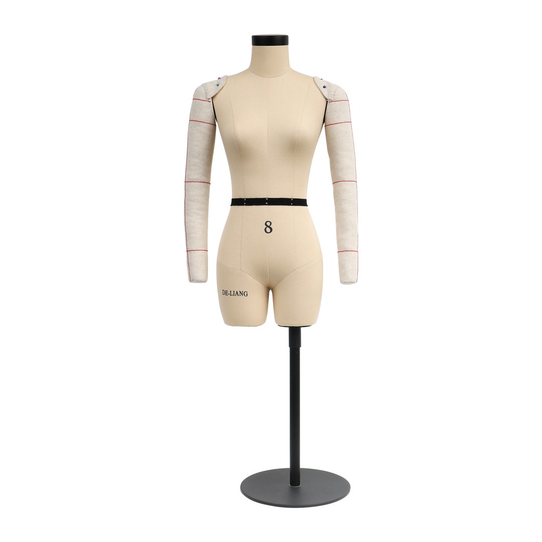 Female Half Scale Dress Form: Mini Tailor Mannequin With Mini Soft Arms ...