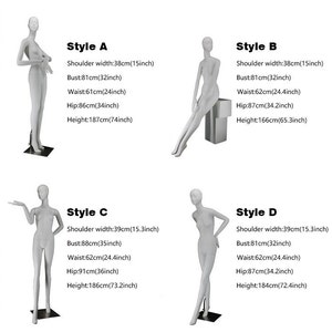 Female Full Body Display Mannequin, Luxury Brand Window Display Props ...