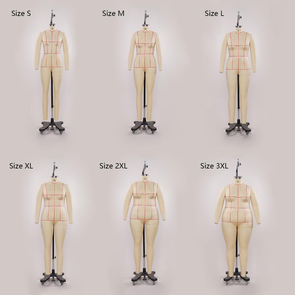 Plus Size Female Tailor Dress Form: Professional Dressmaker Mannequin ...