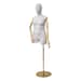 Plus Size Female Half Body Mannequin Torso Display Dummy,bamboo Linen ...