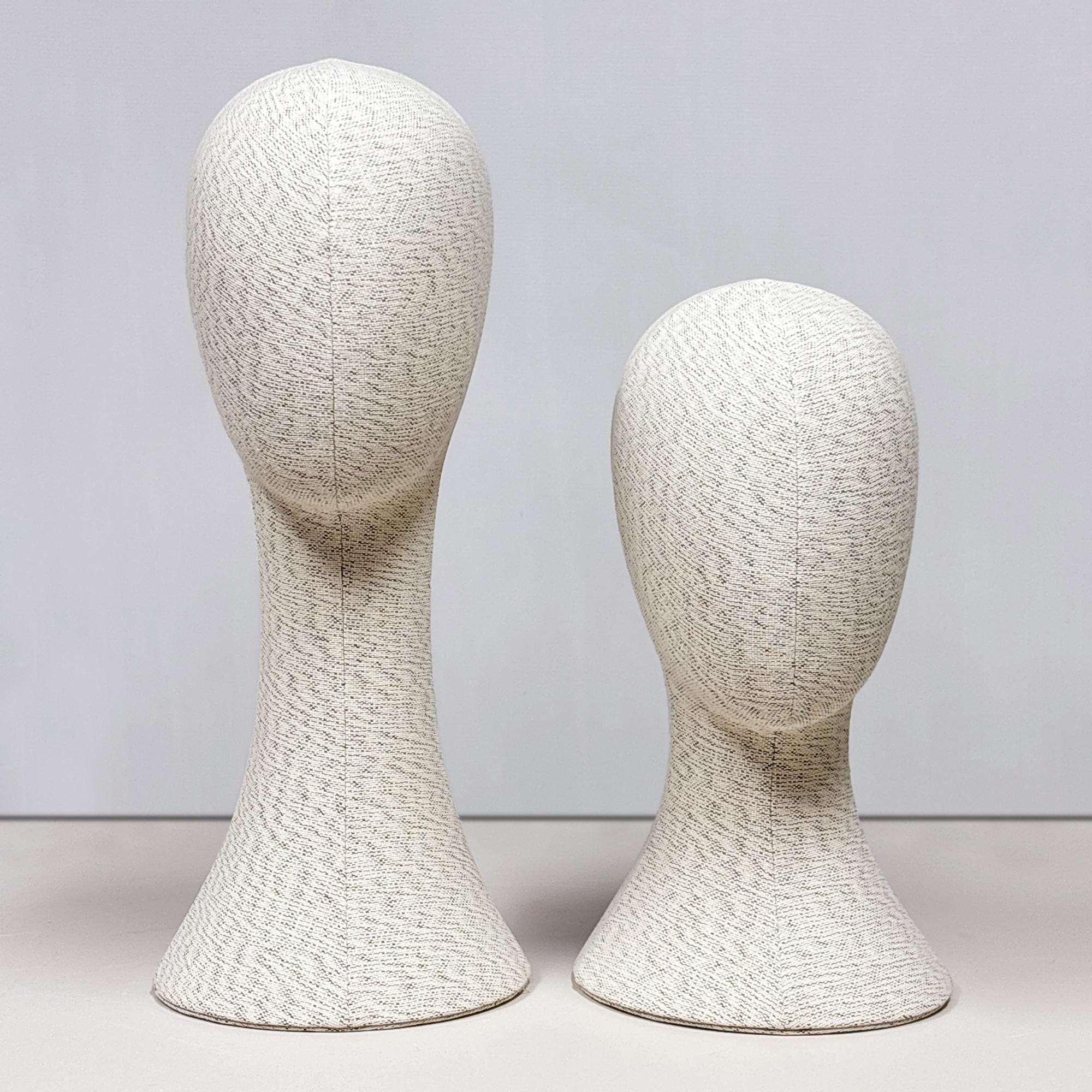 DE-LIANG Luxury Pinnable Linen Mannequin Head: Fashion Style Jewelry ...