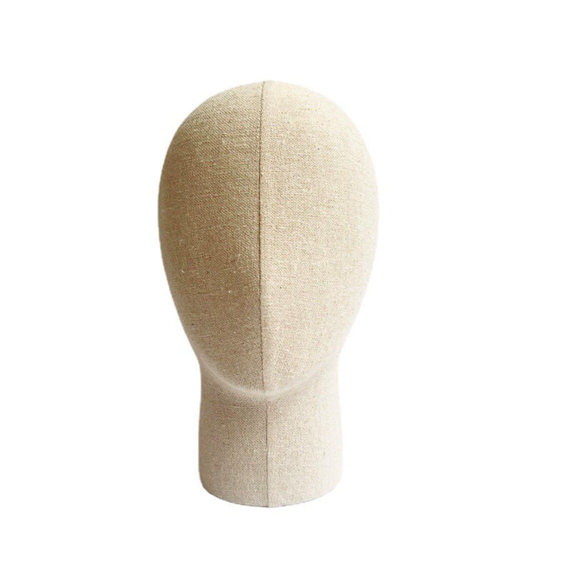 Linen Mannequin Head: Chic Beige Fiberglass Wig Display - Etsy
