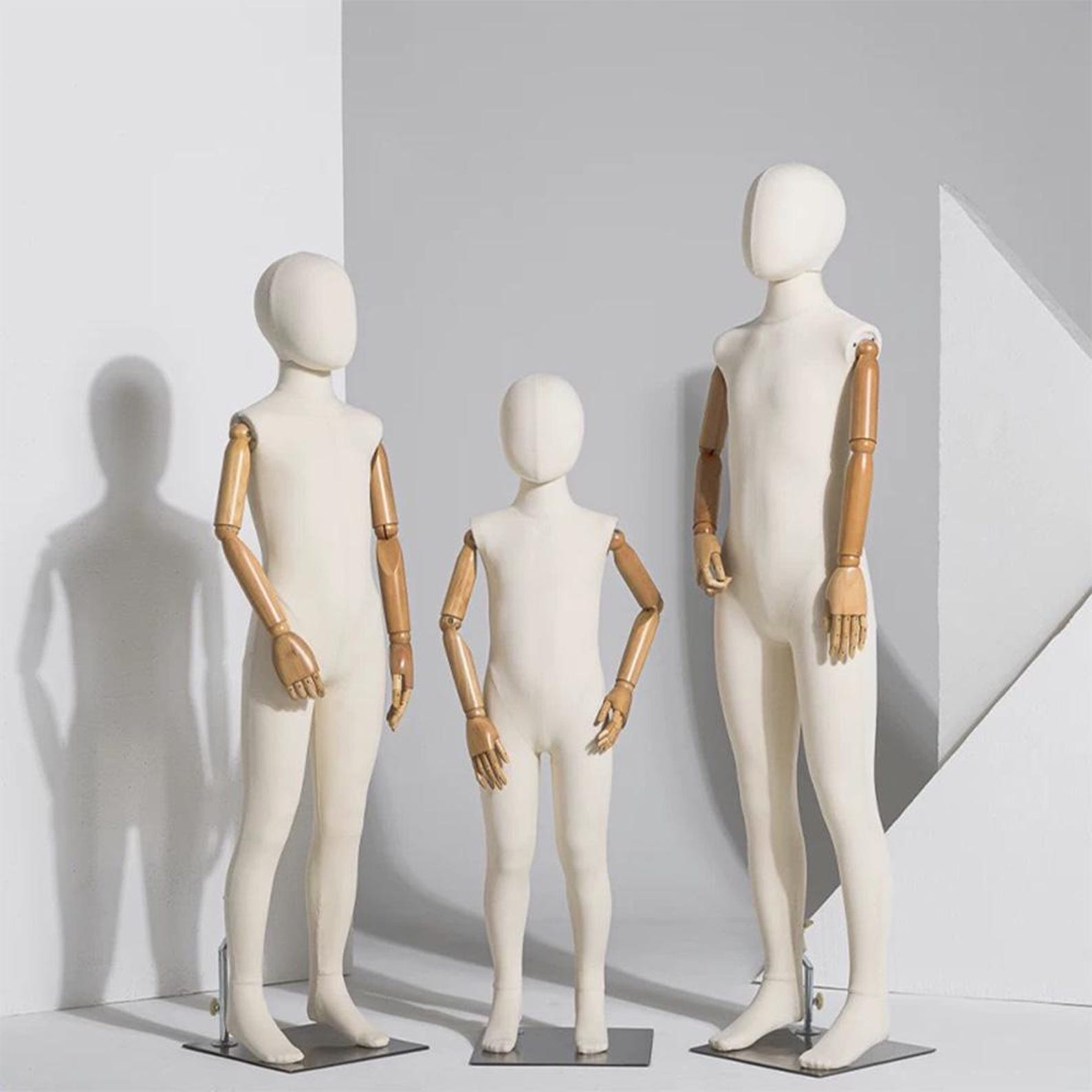Linen Child Mannequin With Wooden Hands - Full Body Display - Etsy