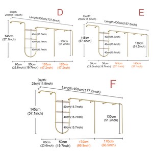 140cm Height Arch Clothing Rack, Kids Store Dress Display Apparel ...