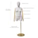 Plus Size Female Half Body Mannequin Torso Display Dummy,bamboo Linen ...