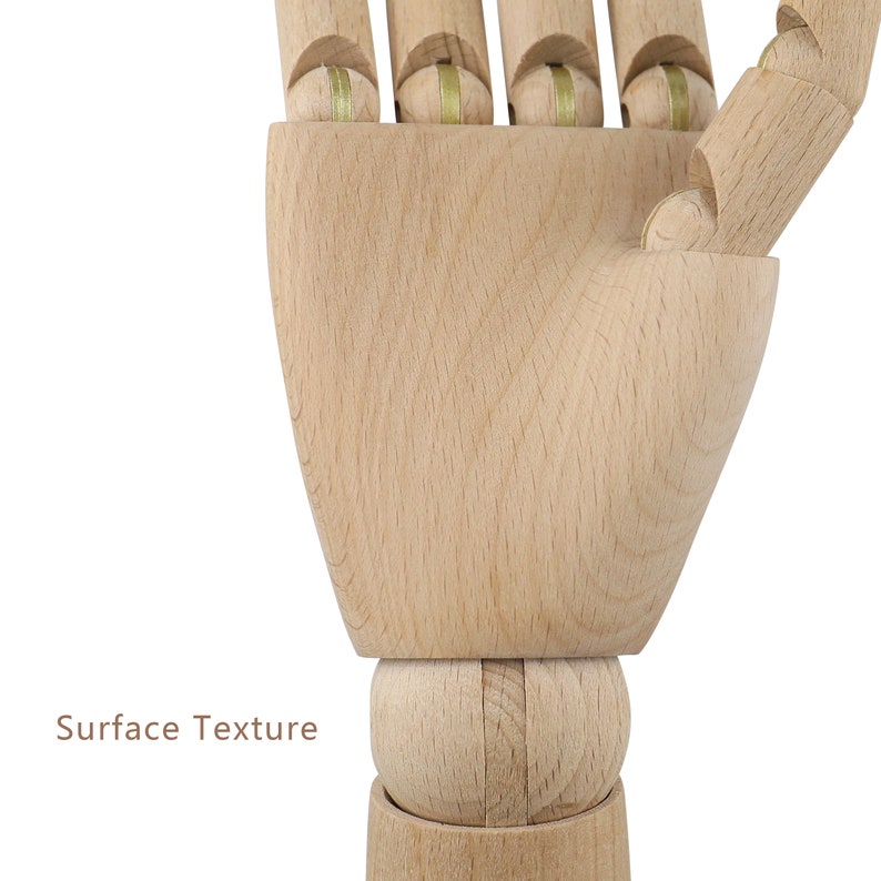 Wooden Hand Mannequin Right Arms Flexible Wood Artists Female | Etsy