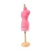DL803 Half Scale Mini Dress Form Pink Velvet Mannequin Miniature ...