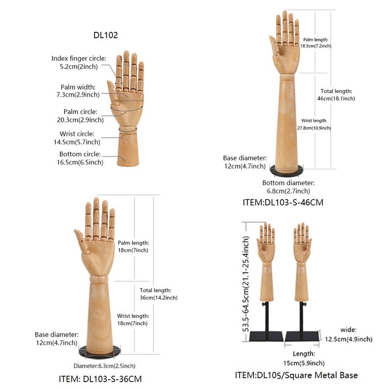 Plastic Hand Mannequin for Woman Hand Dress Form for Jewelry - Etsy