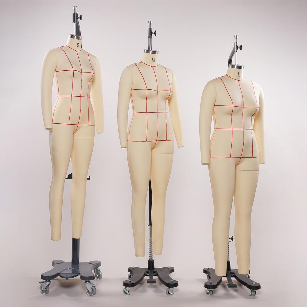 Plus Size Female Tailor Dress Form: Professional Dressmaker Mannequin ...