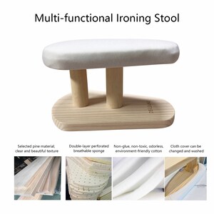Multi-functional Thickened Solid Wood Ironing Stool Special Ironing ...