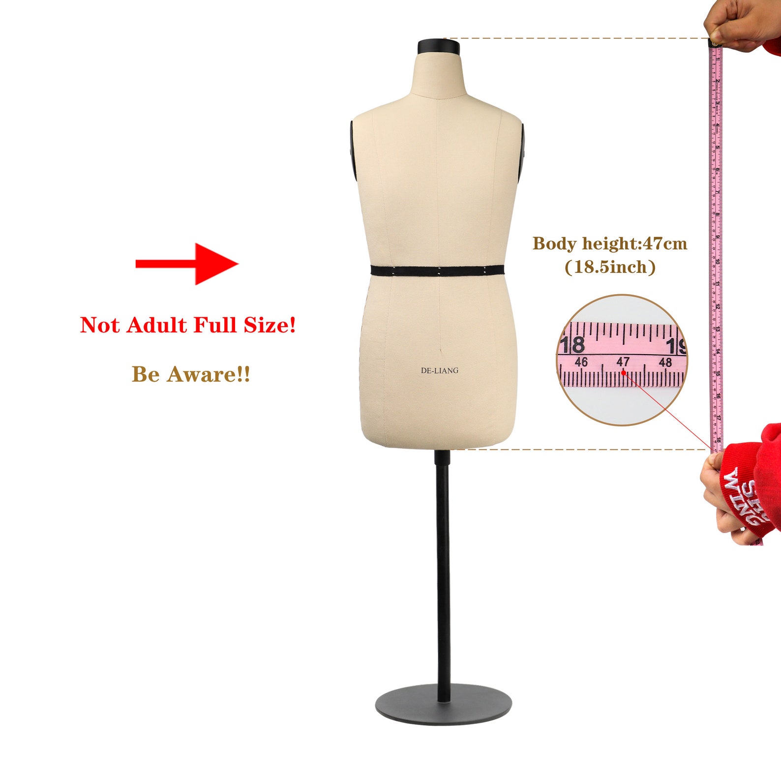 DL263 Half Scale Dressform Dressmaker 1/2 Men Half Body Mini - Etsy
