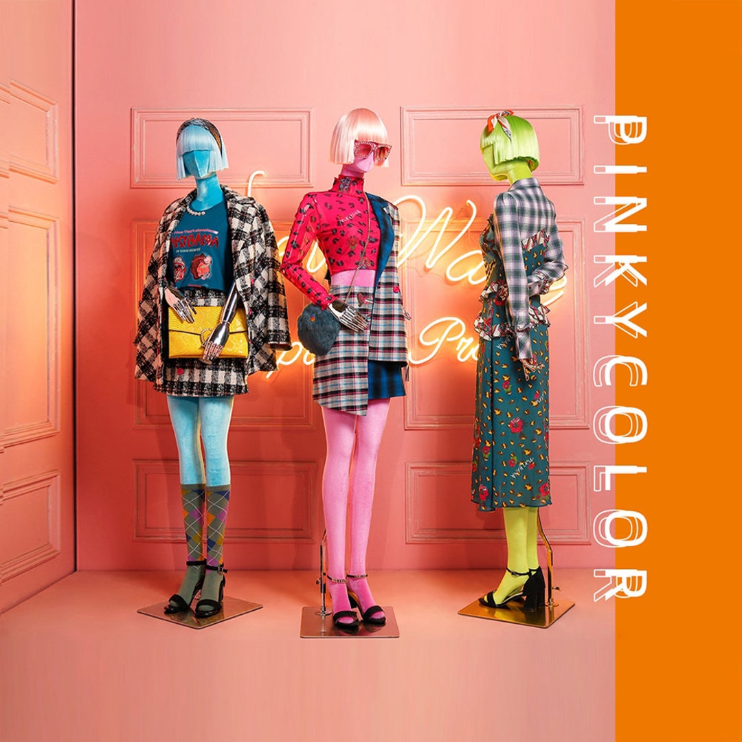 Luxury Adult Female Full Body Mannequin,half Body Velvet Fabric Display ...