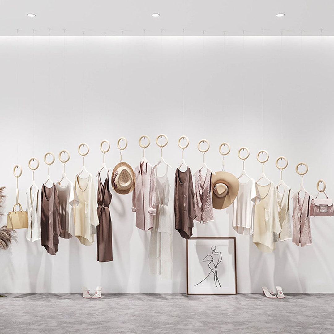 Unique Wall Mounted Wooden Ring Hanger,ceiling Ring, Fashion Avant ...