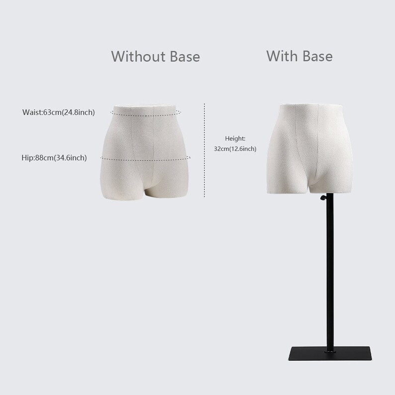 Fashion Female Underwear Mannequinadult Half Body Dress Form - Etsy