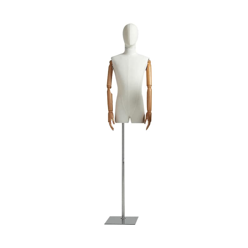 Male Half Body Mannequinadult Dress Form With Metal Basemen - Etsy
