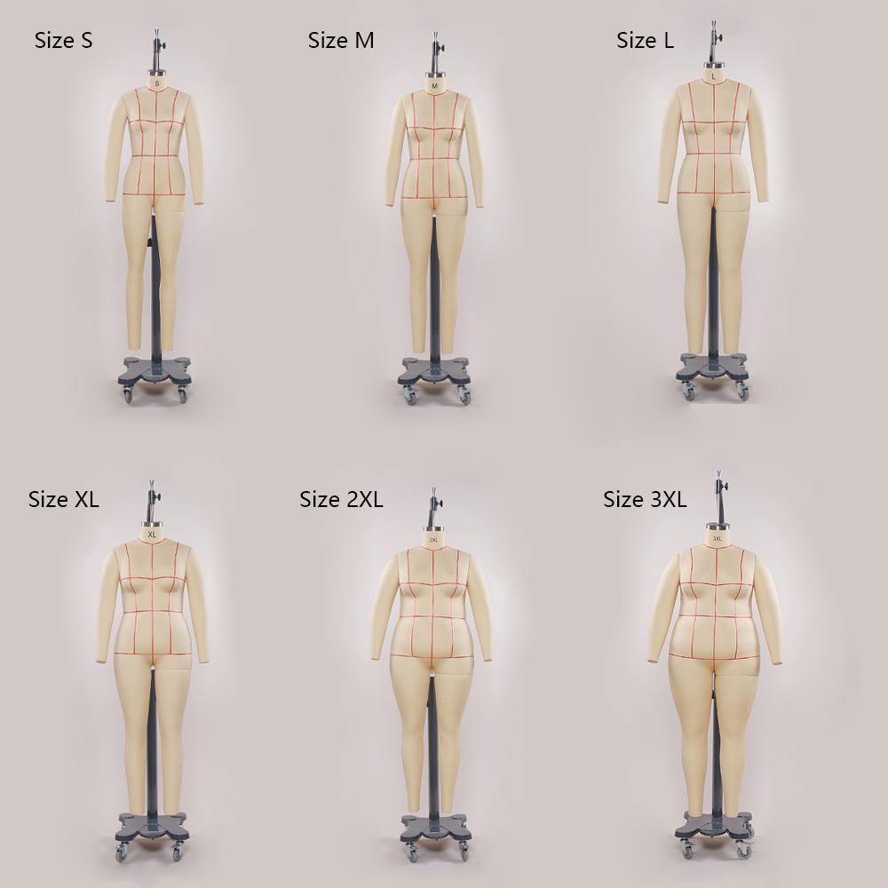Plus Size Female Tailor Dress Form: Professional Dressmaker Mannequin ...