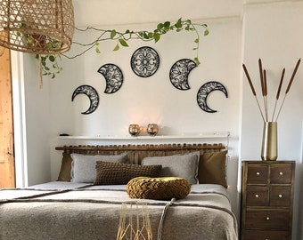 Metal Moon Wall Art | Etsy
