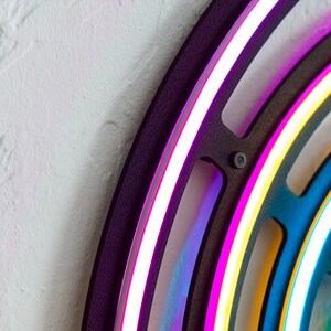 Think Positive Neon Wall Art, Led Neon Sign,neon Wall Decor, Neon Sign ...