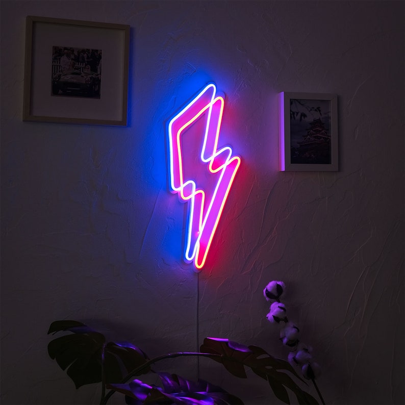 Flash Neon Wall Art Led Neon Sign Bring Some Colors to Your - Etsy